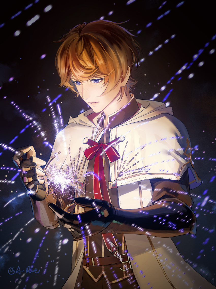 Safebooru - 1boy absurdres asymmetrical gloves belt belt buckle black ...