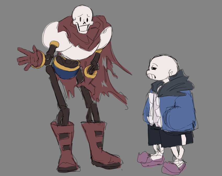 Safebooru - 2024 2boys 2d \||/ amorthlen black shorts blue jacket boots ...