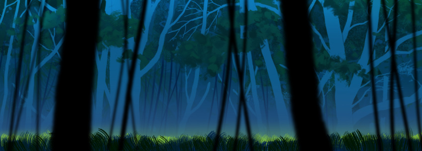 Safebooru - absurdres bangqiao yan blurry blurry foreground day forest highres nature no humans ...