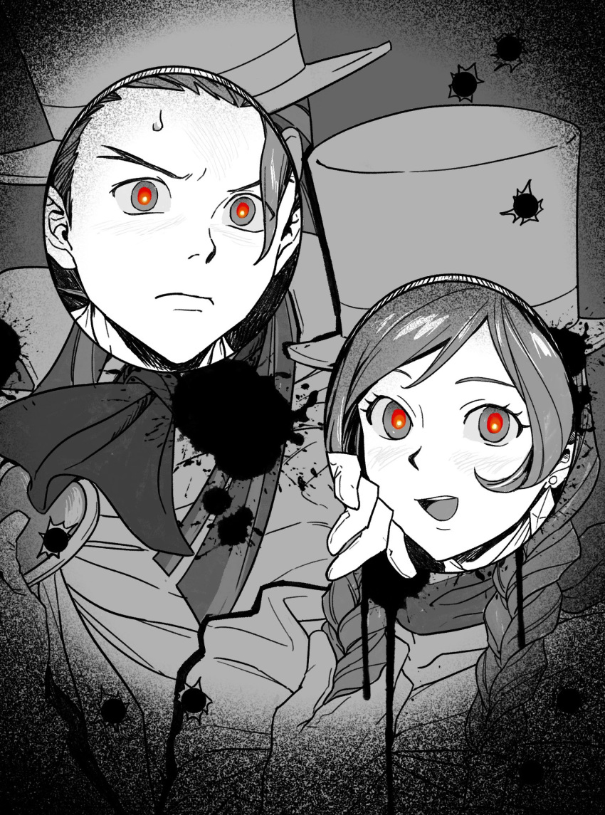 Safebooru - 1boy 1girl ace attorney apollo justice apollo justice: ace attorney blood blood ...