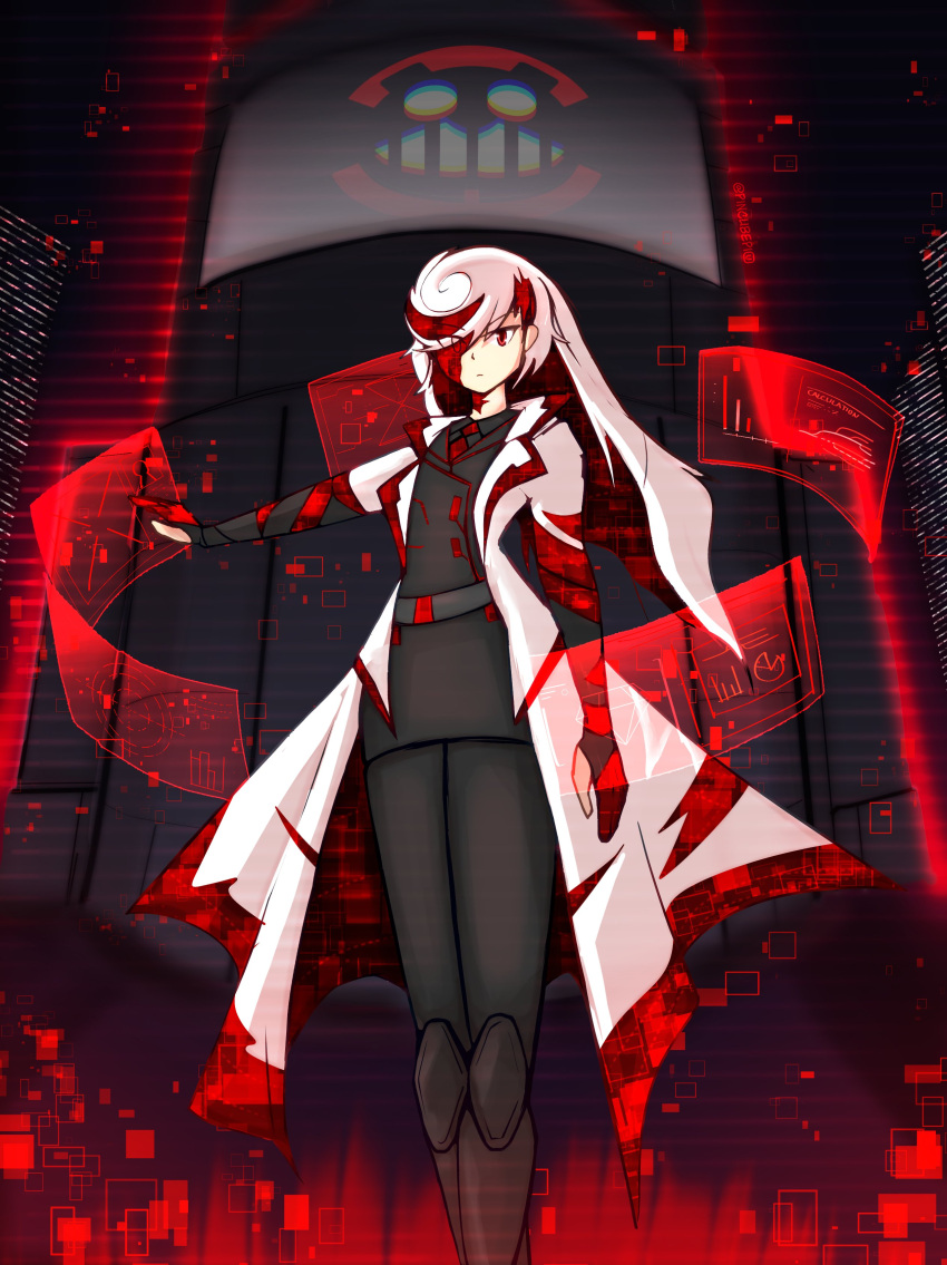 Safebooru - 1girl absurdres aged up alternate hairstyle coat colored ...