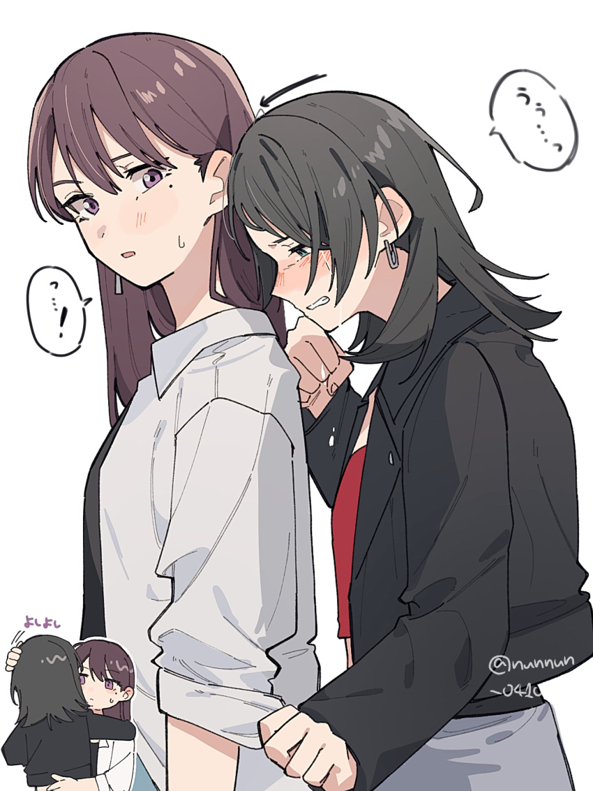 Safebooru - 2girls bang dream! bang dream! it's mygo!!!!! black hair black jacket black shirt ...