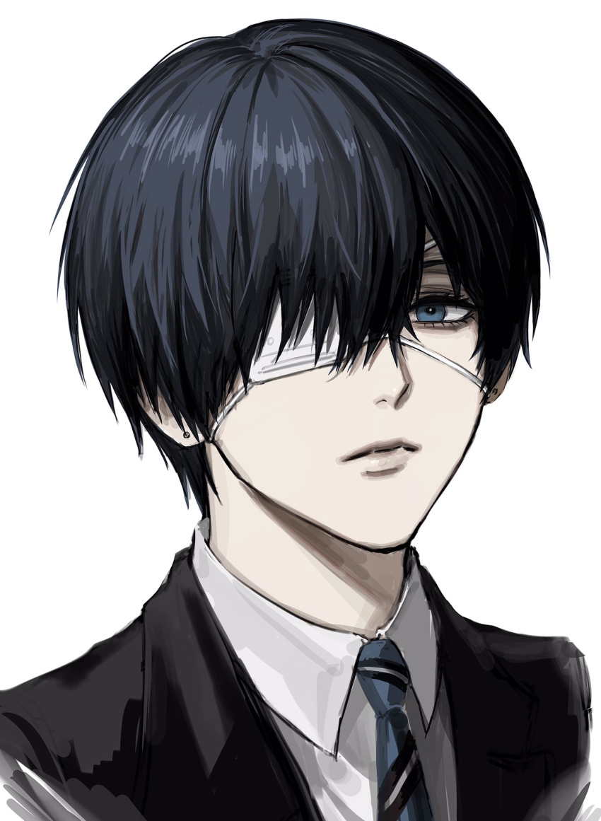 Safebooru - 1boy black hair blue eyes ciel phantomhive earrings ...