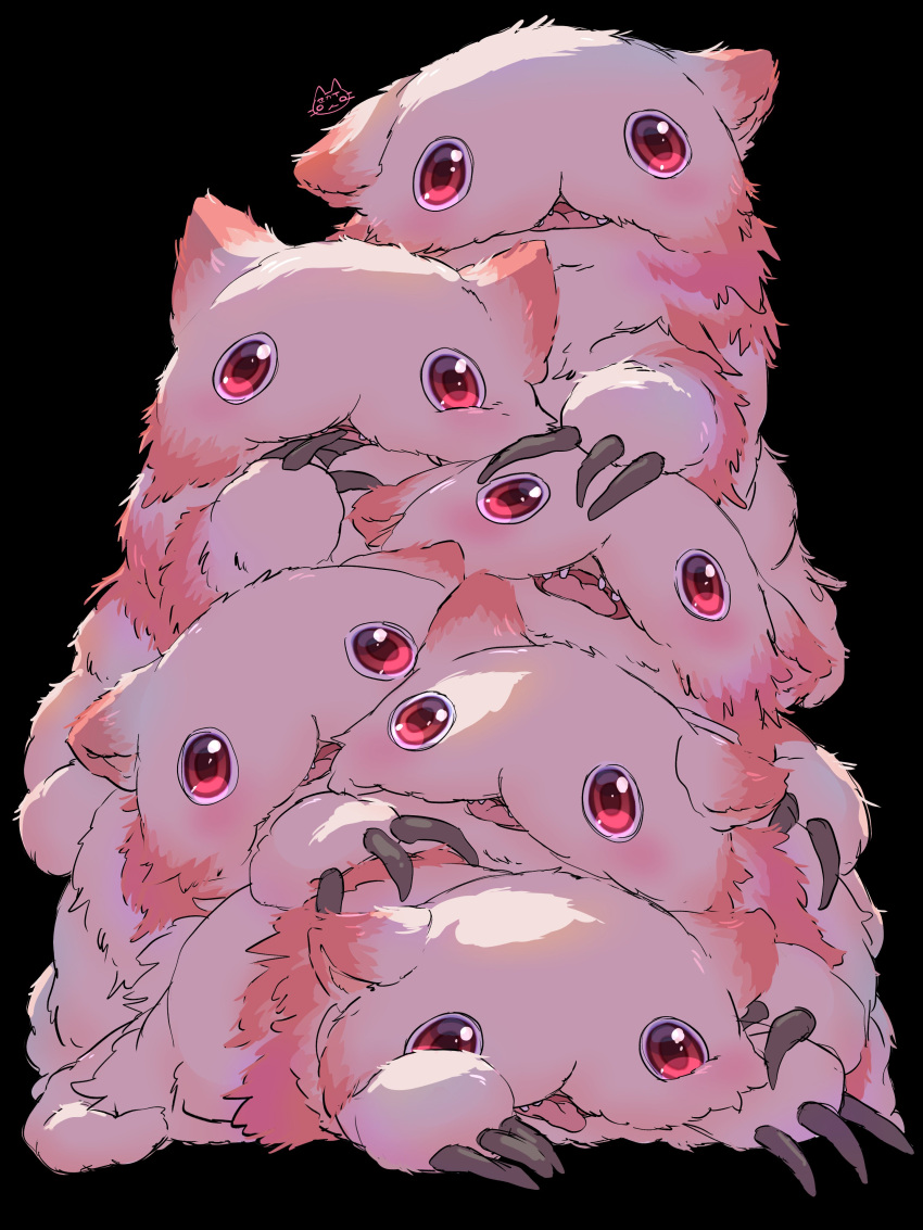 Safebooru - absurdres black background body fur claws commentary ...