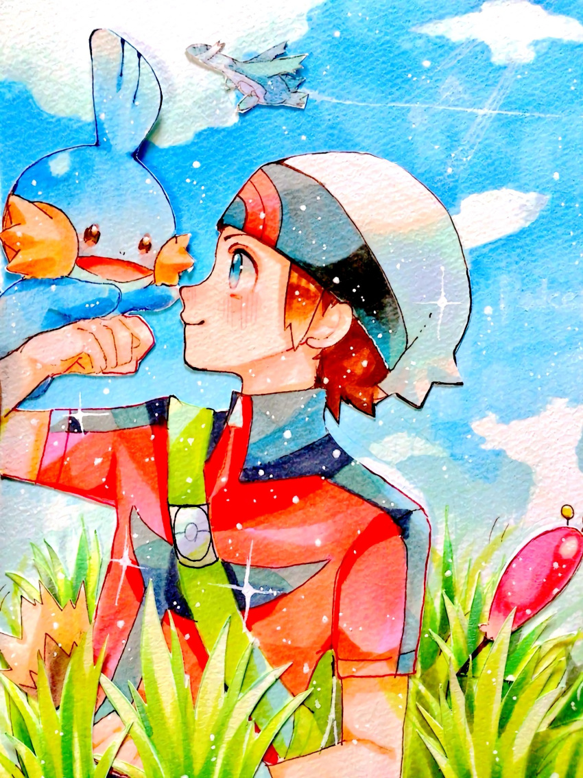 Safebooru - 1boy backpack bag beanie blue eyes brendan (pokemon) brown ...
