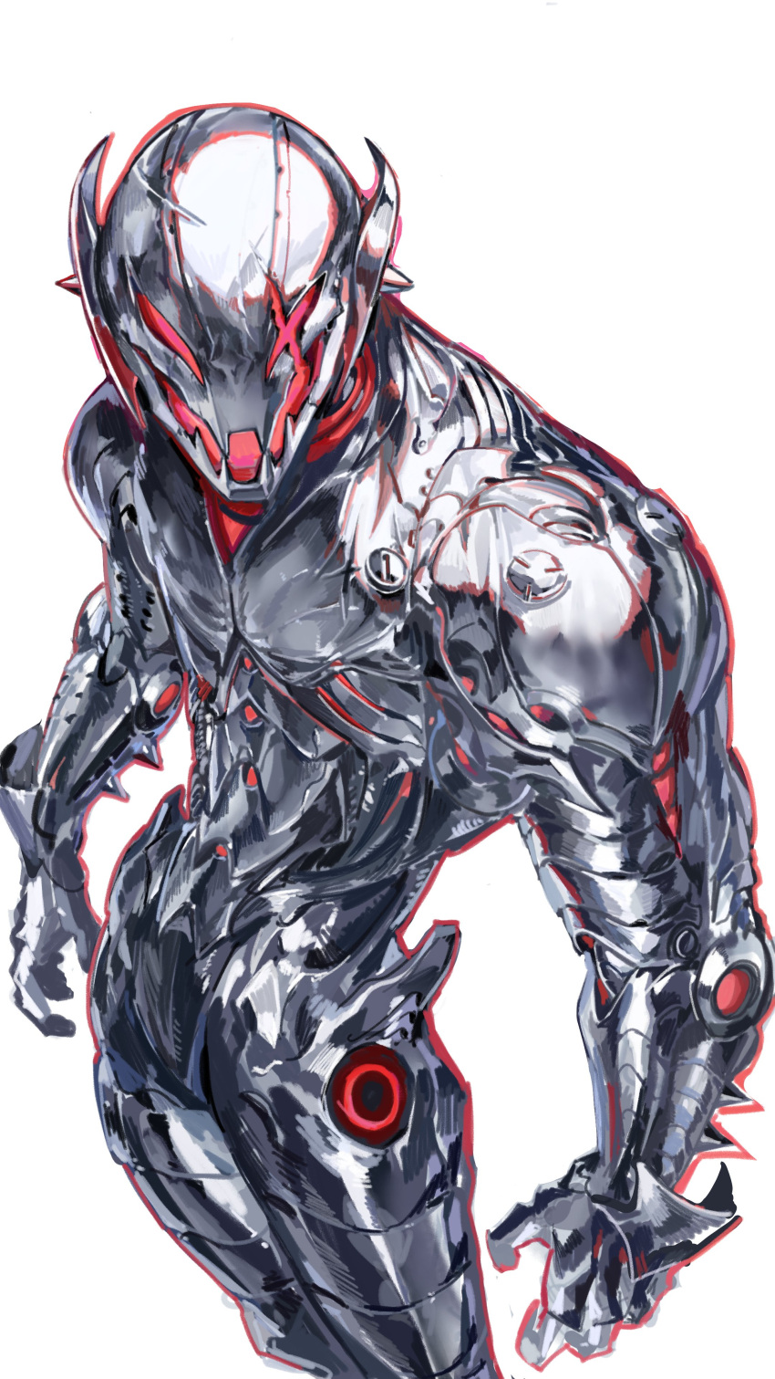 Safebooru - 1other absurdres arms at sides cowboy shot english ...