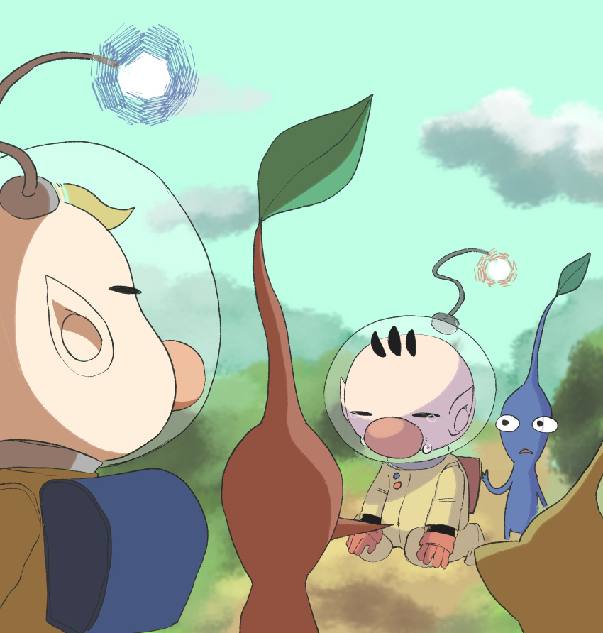 Safebooru - 2boys absurdres backpack bag big nose black eyes black hair ...