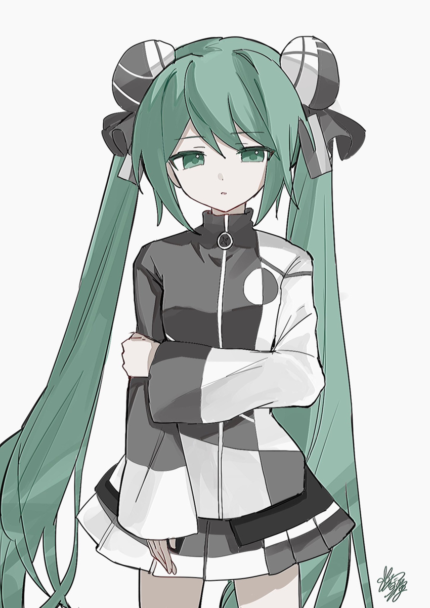 Safebooru - 1girl aqua eyes aqua hair expressionless facing viewer hair between eyes hair ...