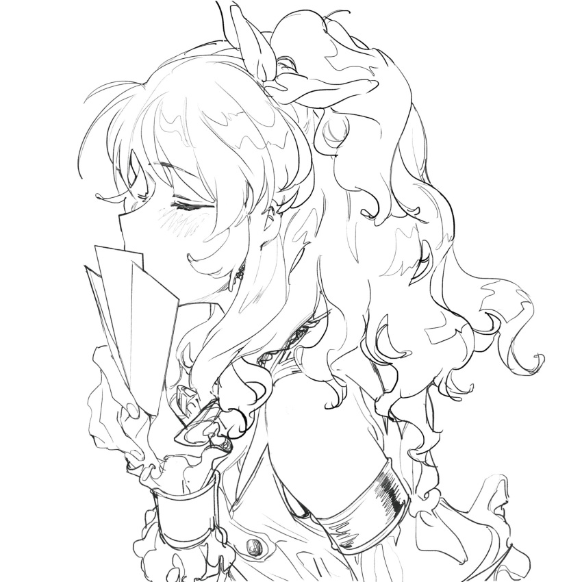 Safebooru - 1girl aikatsu! aikatsu! (series) bad id bad twitter id card closed eyes from side ...