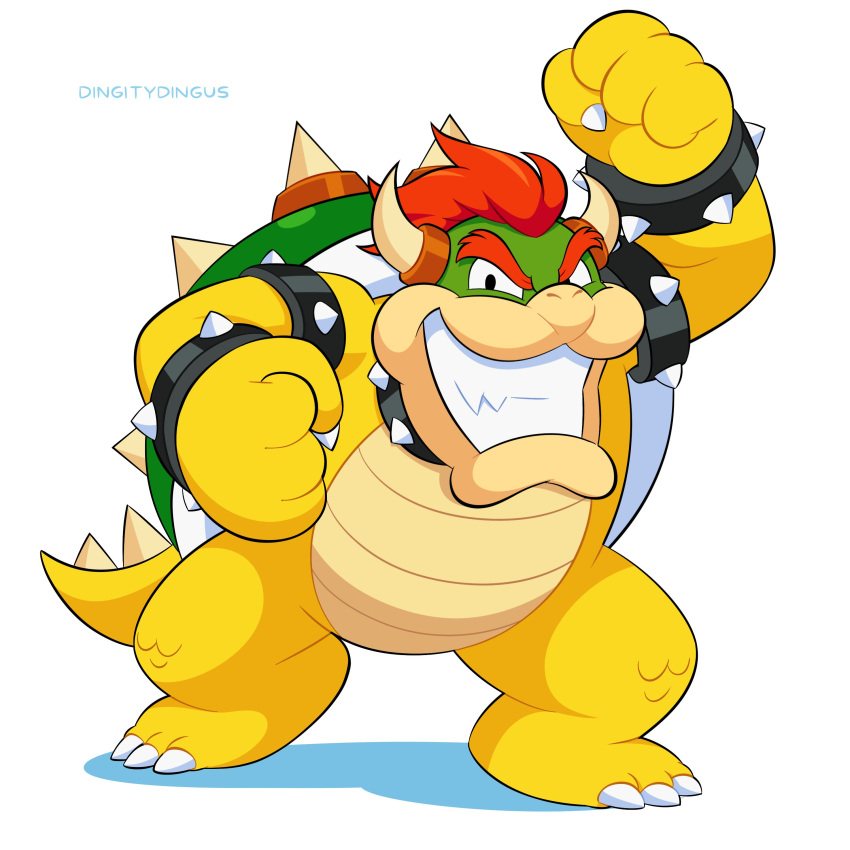 Safebooru - 1boy absurdres armlet artist name bowser bracelet clenched ...