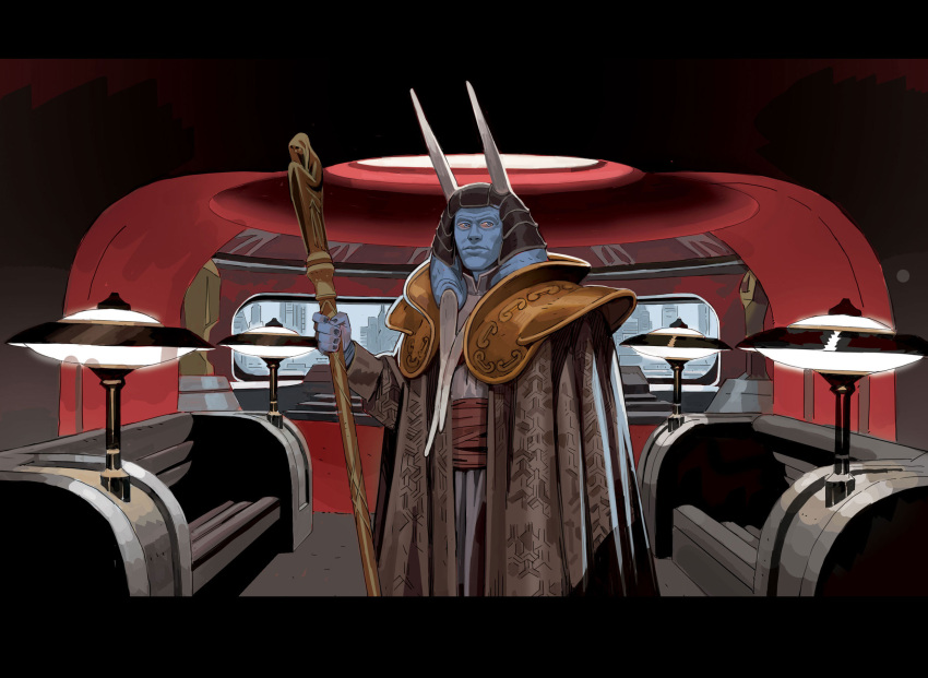 Safebooru - 1boy alien amad mir blue skin chagrian colored skin grey ...