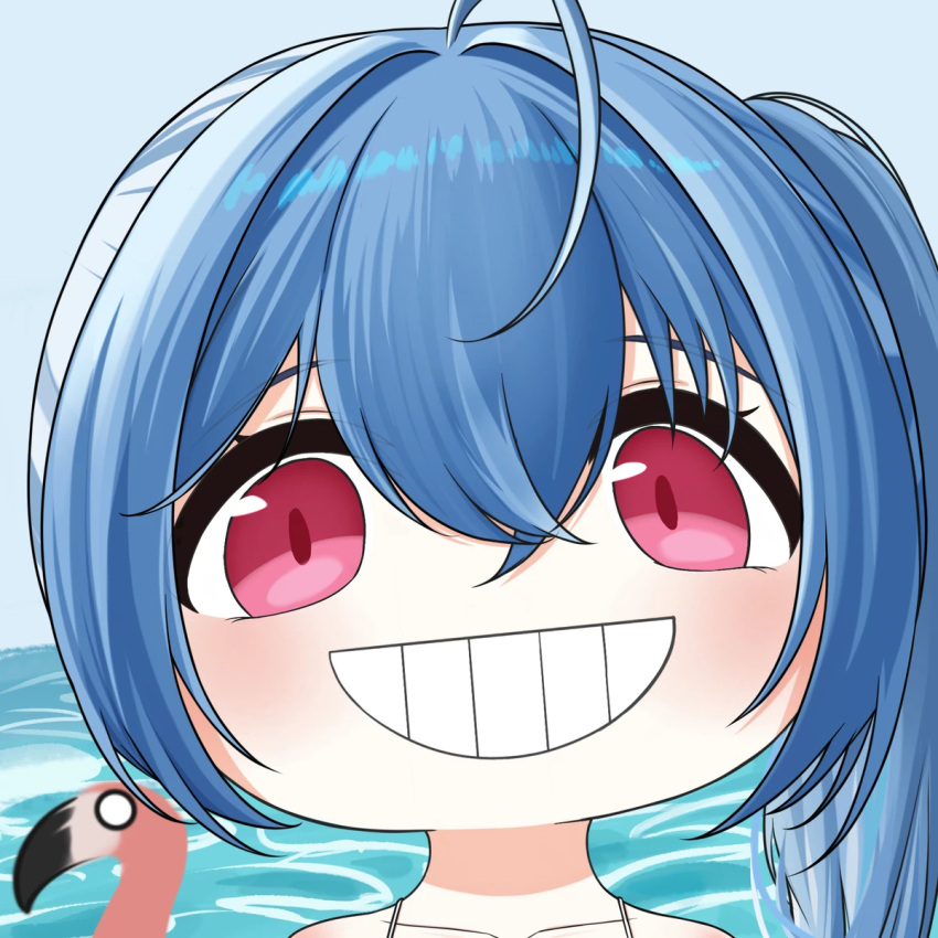 Safebooru - 1girl azur lane flamingo grin long hair quancy st. louis ...