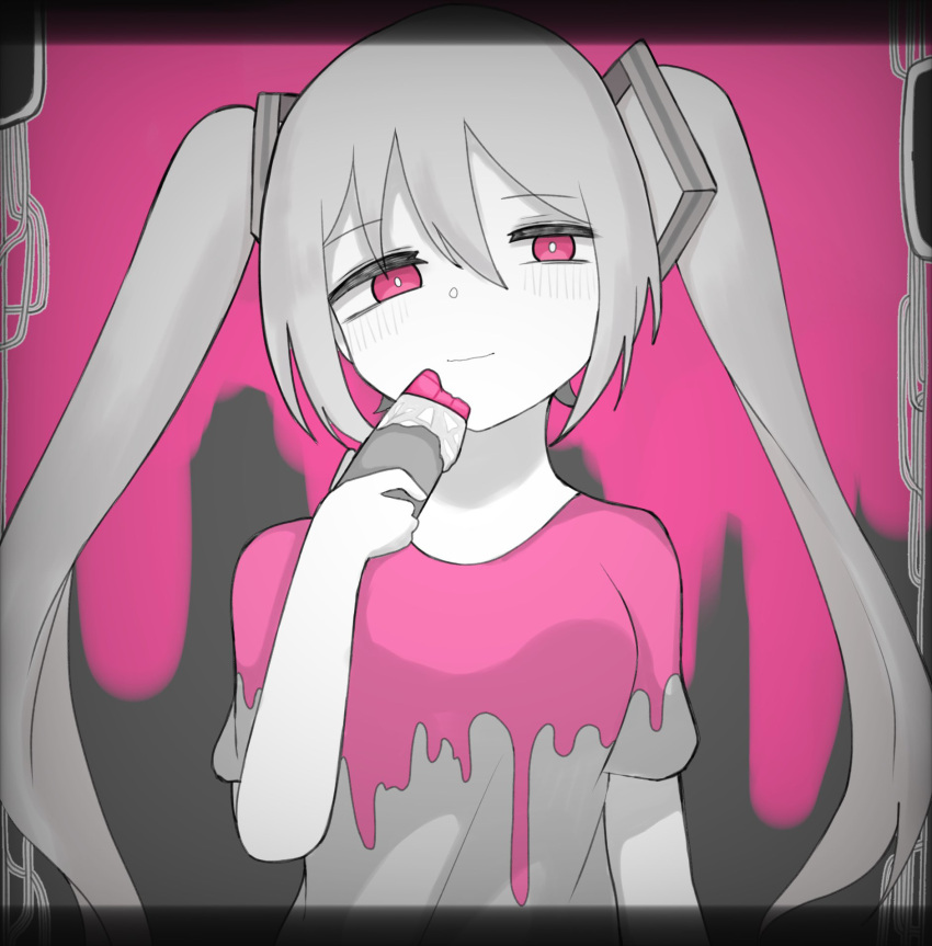 Safebooru - 1girl chocolate closed mouth food hair between eyes hatsune ...