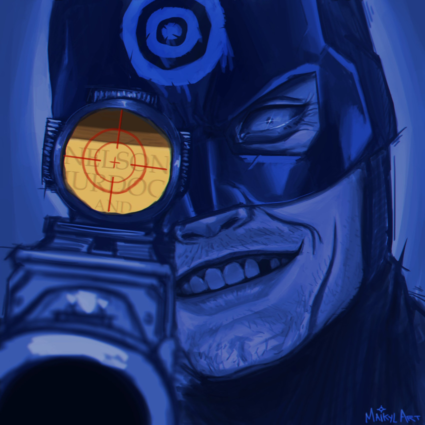 Safebooru - 1girl artist name bullseye (marvel) daredevil (netflix ...