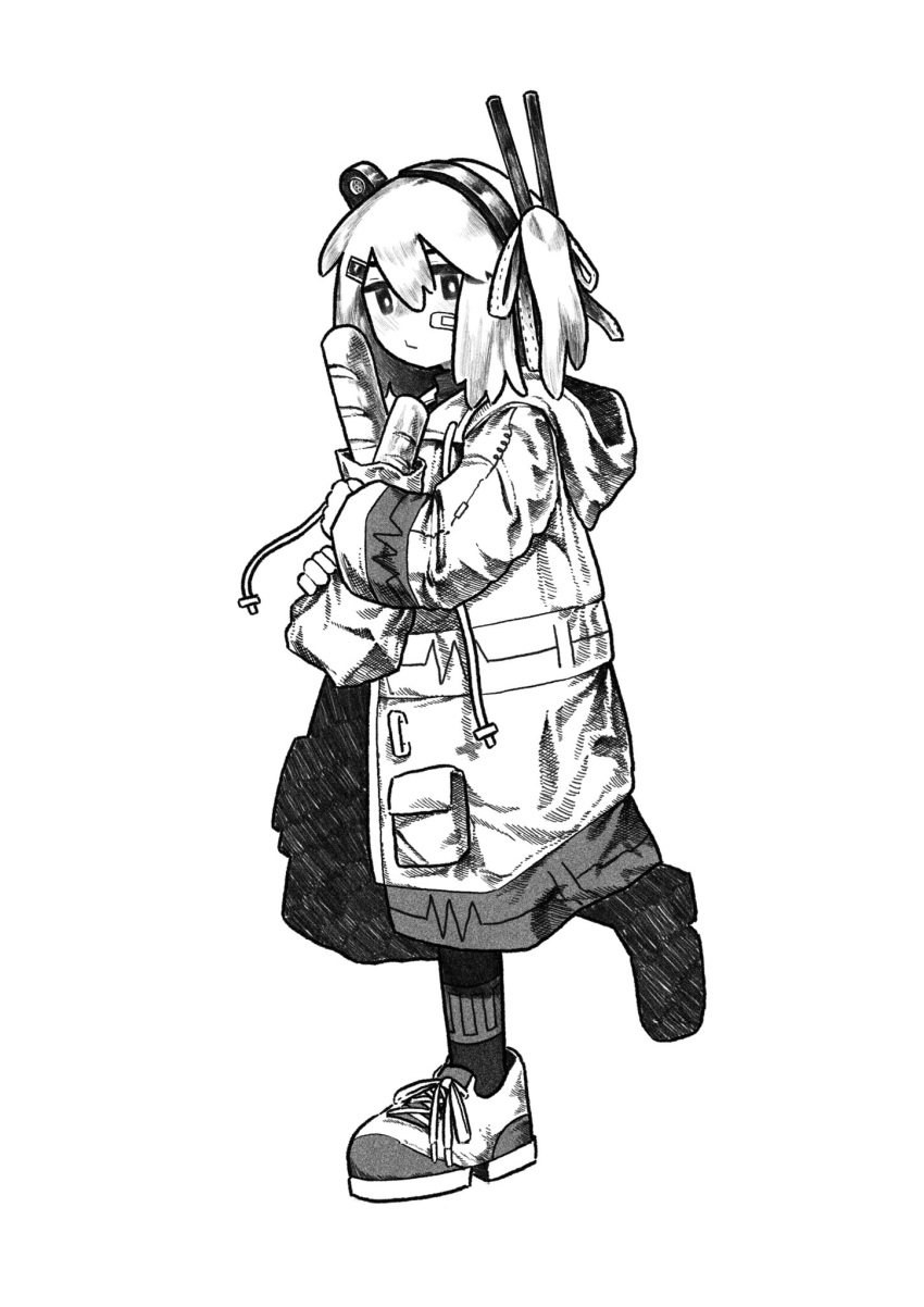 Safebooru - 1girl :/ a.i. voice adachi rei bag baguette bandaid bandaid ...