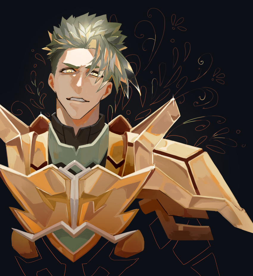 Safebooru - 1boy absurdres achilles (fate) armor black background fate ...