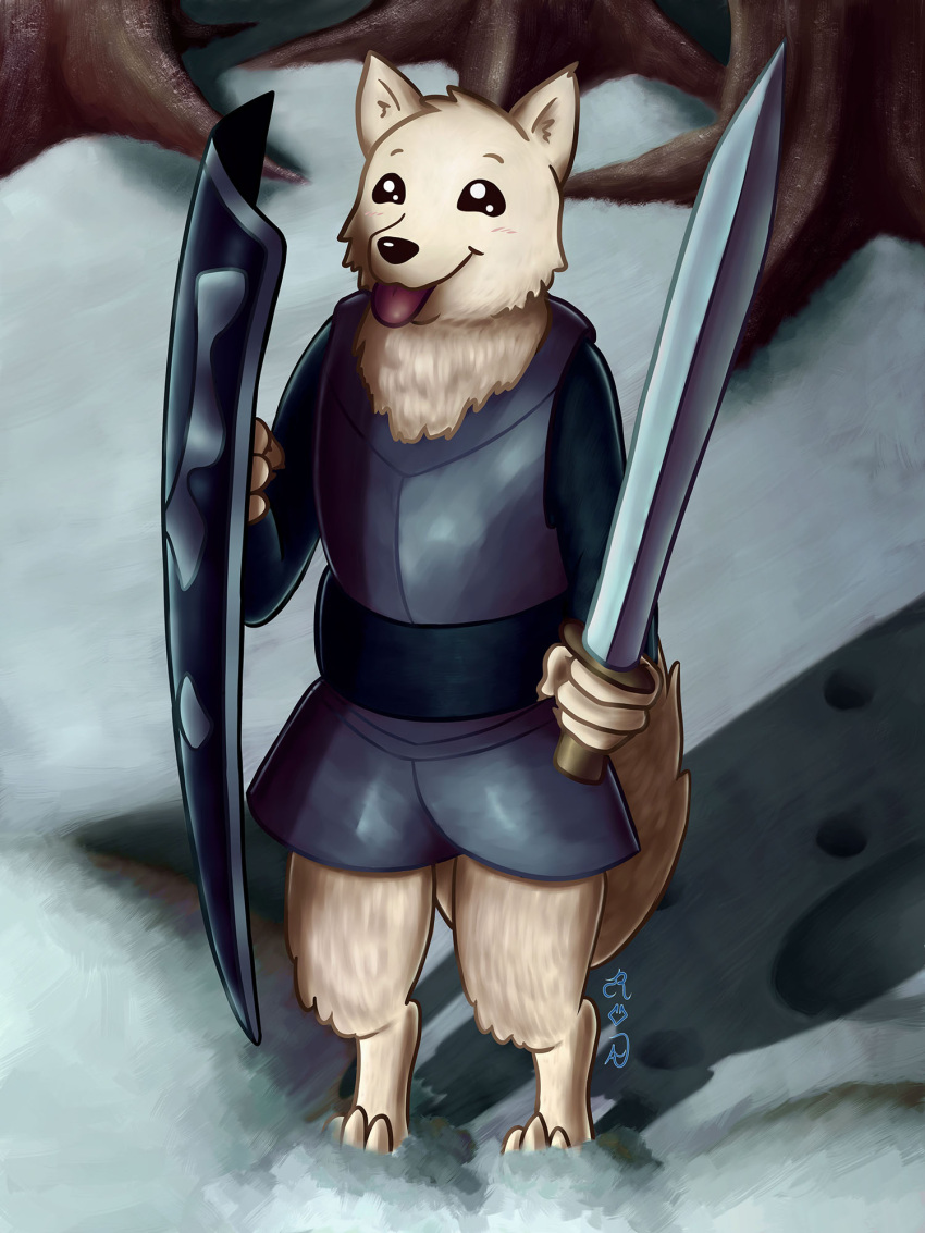 Safebooru - 2016 2d animal ears anthro armor digital media digitigrade ...