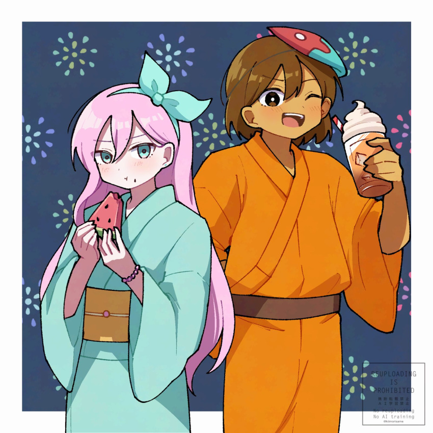 Safebooru - 1boy 1girl alternate costume aubrey (faraway) (omori ...