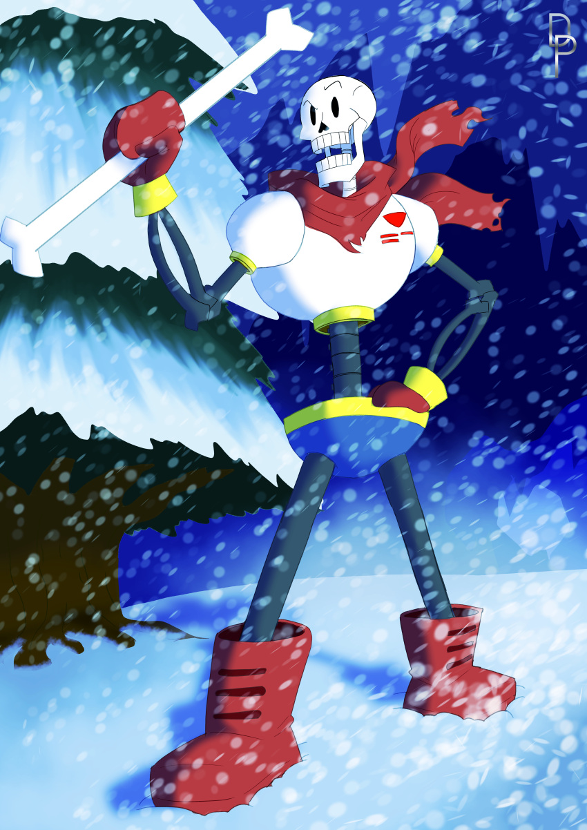 Safebooru - 1boy 2024 2d armor blue shorts bone boots digital media ...