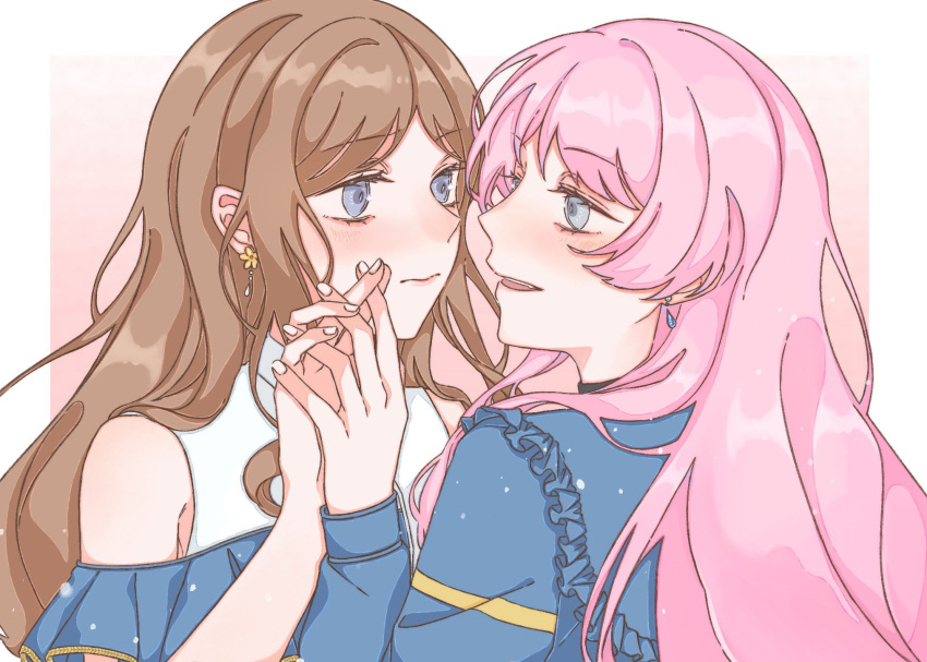 Safebooru - 2girls bang dream! bang dream! it's mygo!!!!! blue dress blue eyes blue shirt brown ...