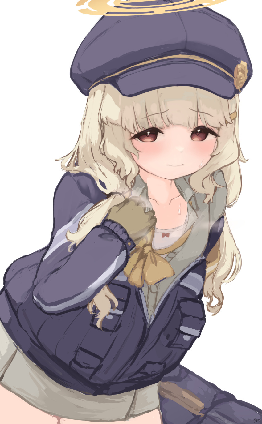 Safebooru 1girl Absurdres Aoba Blue Archive Black Hat Blonde Hair 0774