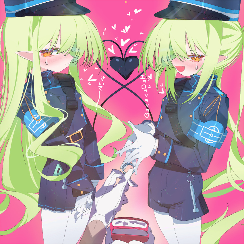 Safebooru - 1boy 2girls absurdres blue archive blue jacket blue shorts blue skirt blush cowboy ...