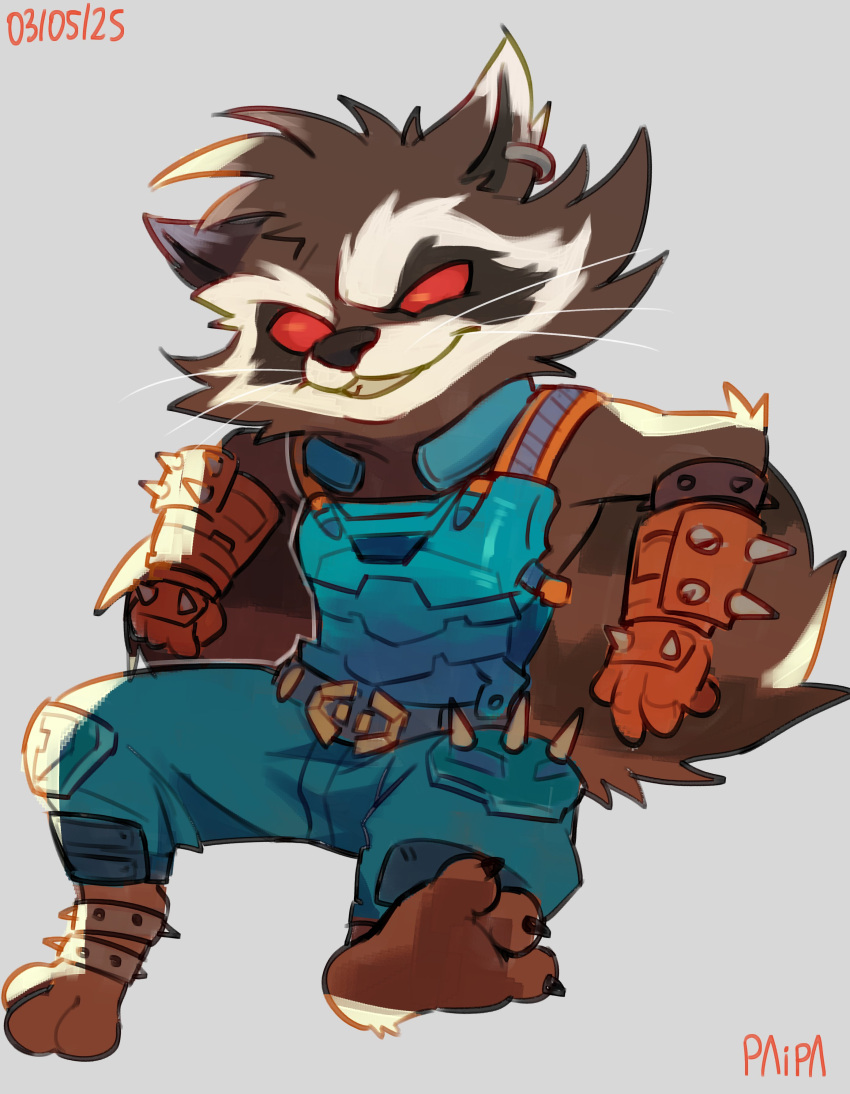 Safebooru - 1boy absurdres animal ears artist name barefoot claws ...