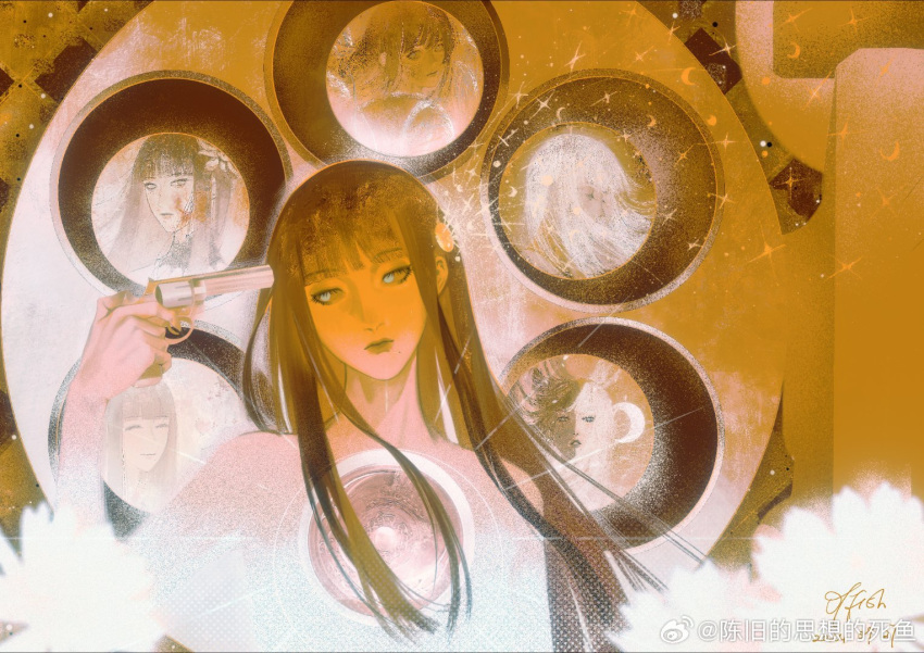 Safebooru - 1girl black hair chenjiu de sixiang de si yu closed mouth ...