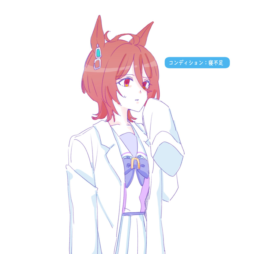 Safebooru - 1girl absurdres agnes tachyon (umamusume) ahoge animal ears bow brown hair ...