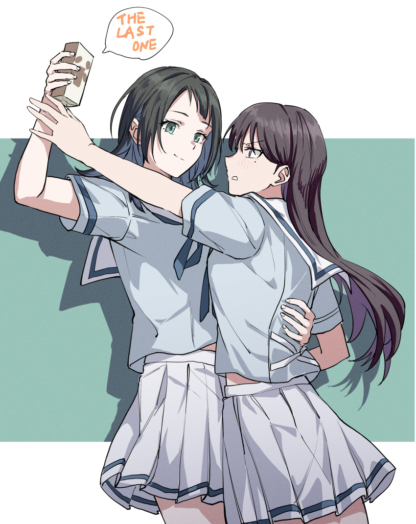 Safebooru - 2girls absurdres bang dream! bang dream! it's mygo!!!!! black hair blue eyes blue ...