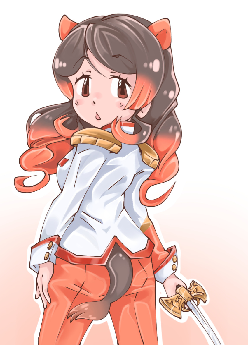 Safebooru - alternate costume animal ears arisugawa juri back brown eyes character costume ...