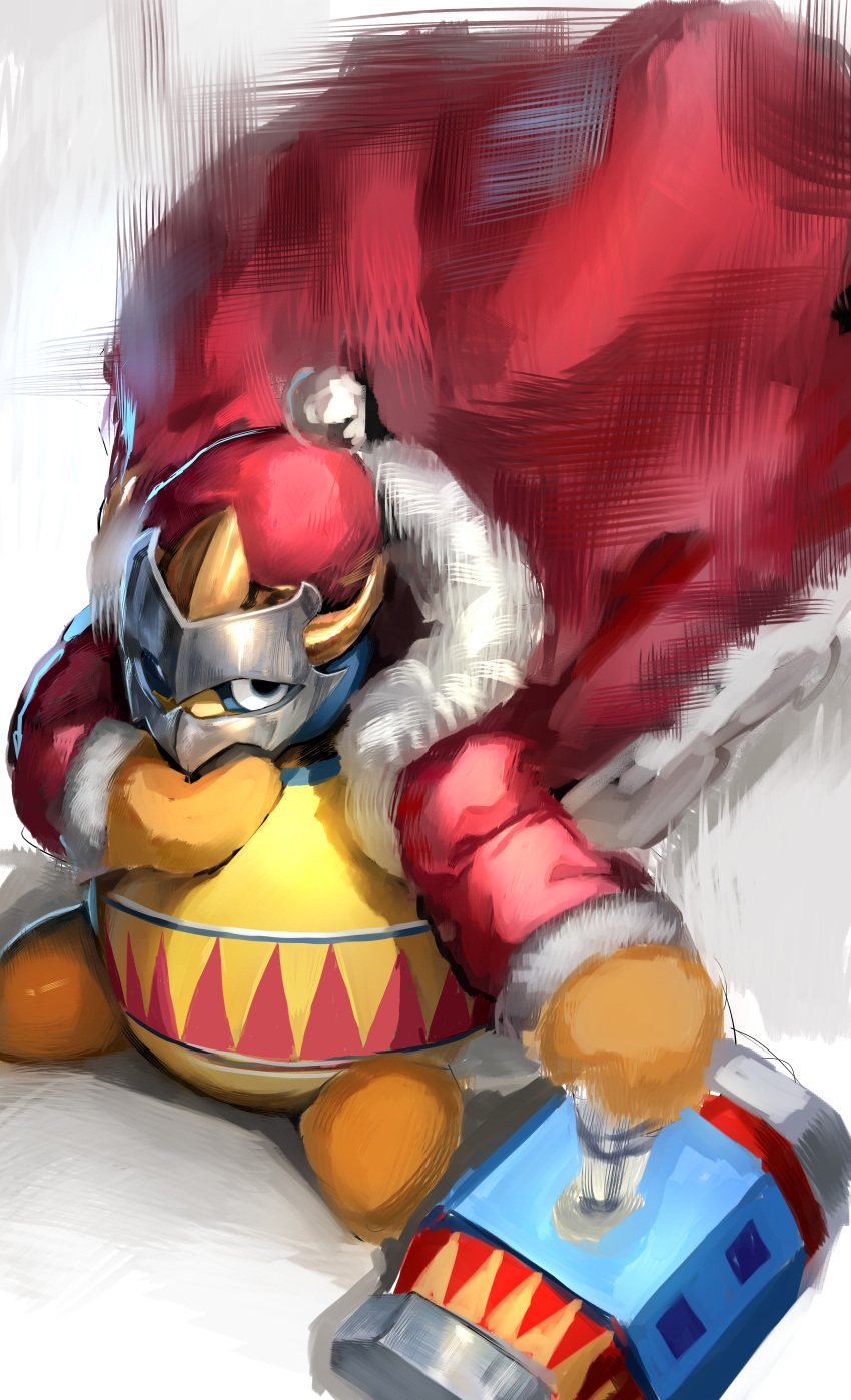 Safebooru - 1boy absurdres coat full body gloves highres horned mask king dedede kirby (series ...