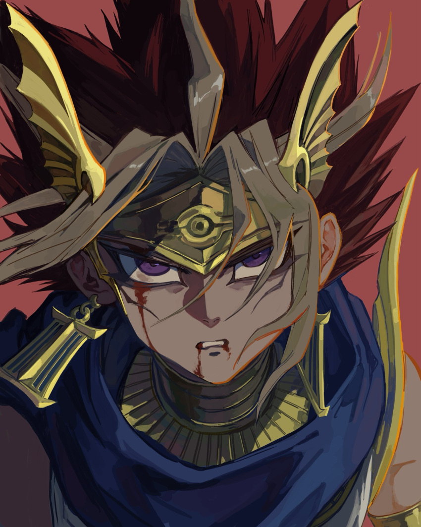 Safebooru - 1boy ancient egyptian clothes atem black hair blonde hair ...