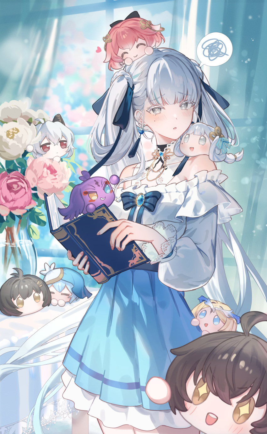 Safebooru - 1girl abby (wuthering waves) absurdres bare shoulders blue ...