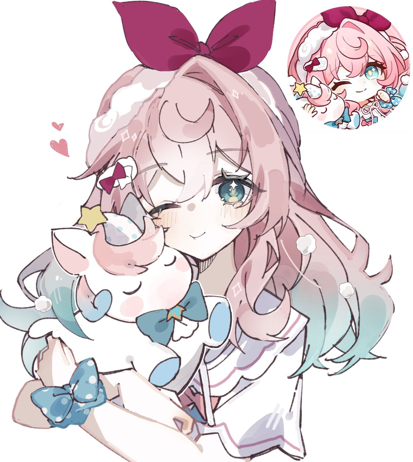 Safebooru - 1girl aqua hair creature highres honkai: star rail honkai ...