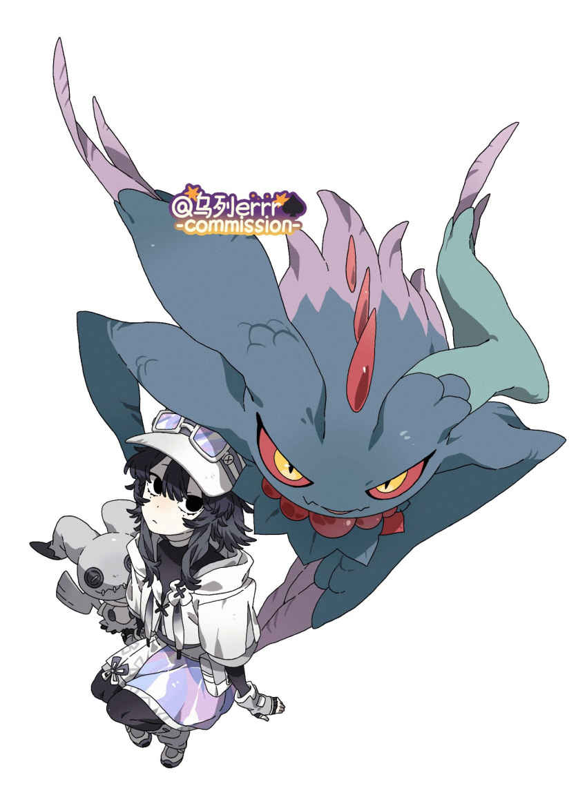 Safebooru - 1girl black hair character request colored sclera ...