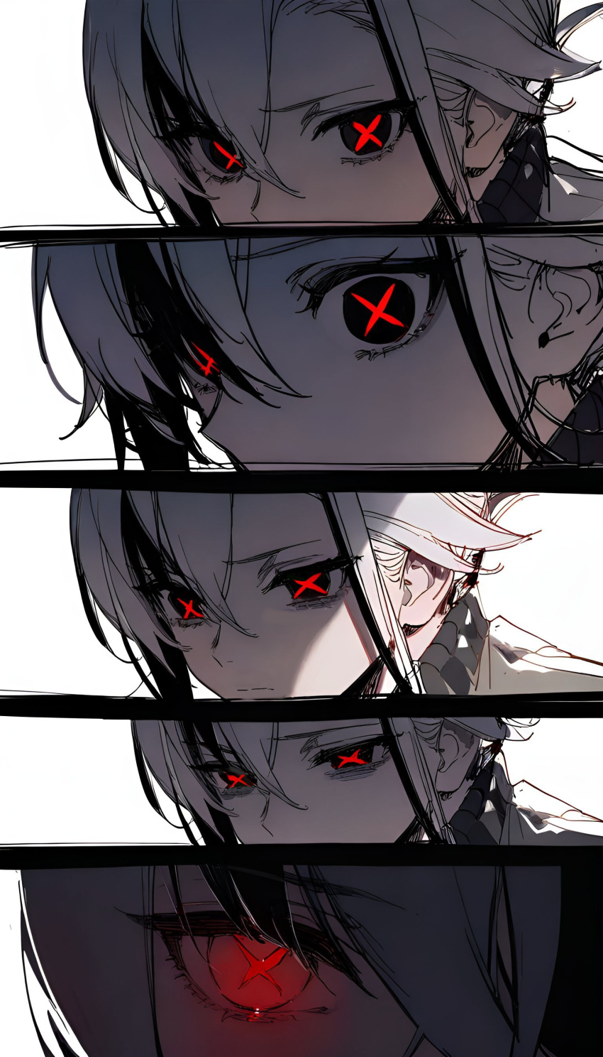 Safebooru - 1girl absurdres arlecchino (genshin impact) black eyes black hair close-up genshin ...