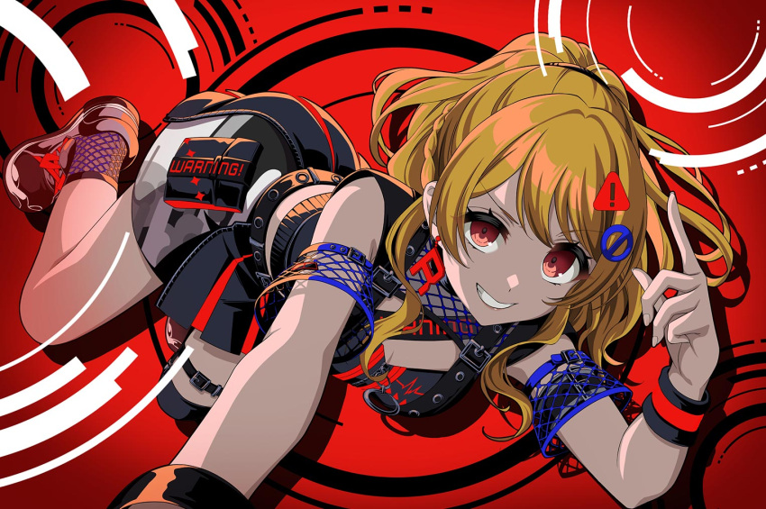 Safebooru - aimoto rinku blonde hair d4dj dress long hair red eyes | 5819905