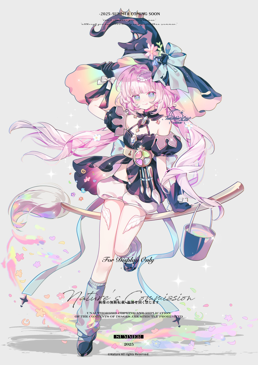 Safebooru - 1girl absurdres black dress black gloves blue eyes breasts ...