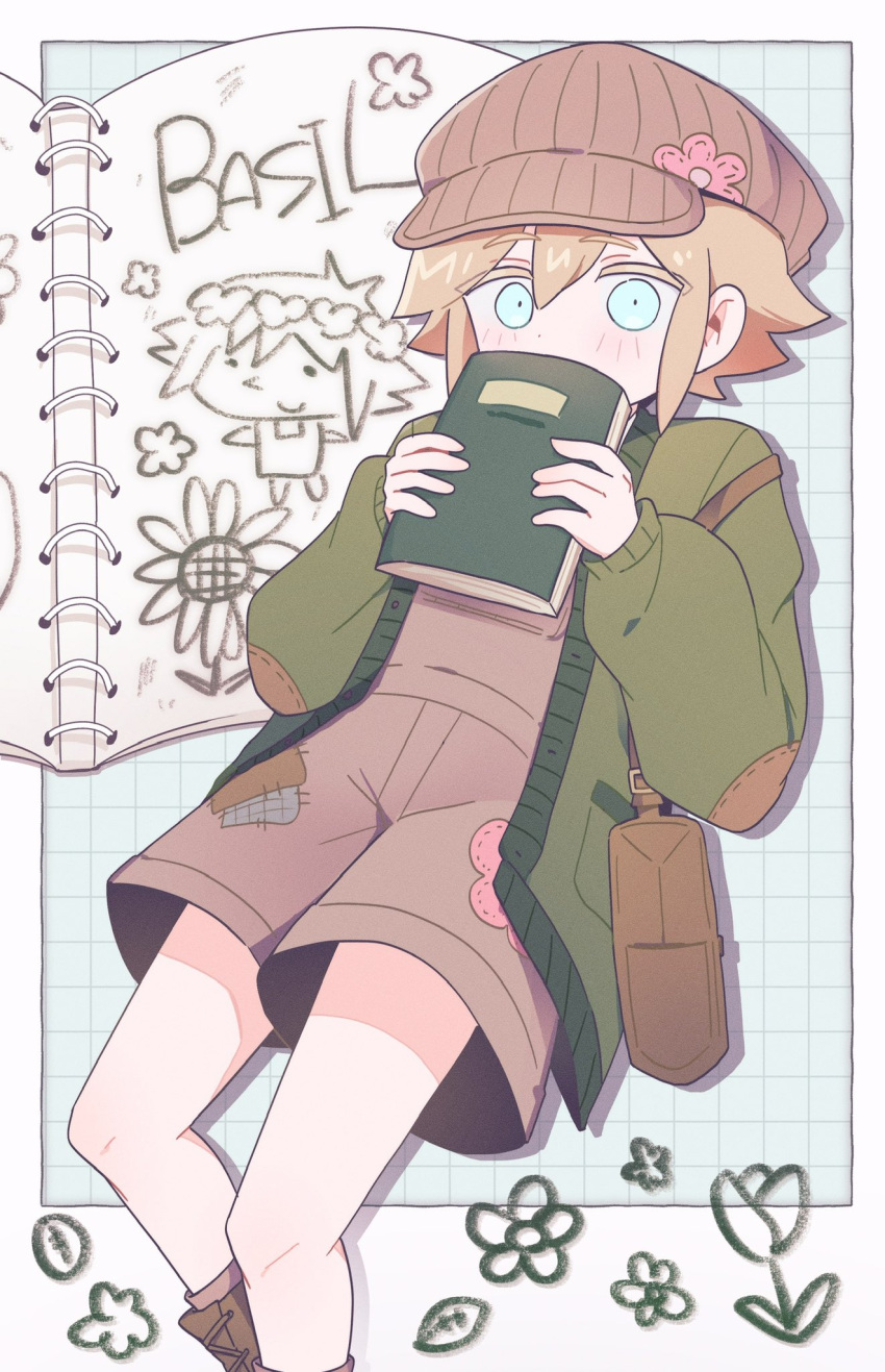 Safebooru - 1boy basil (faraway) (omori) basil (omori) blonde hair blue ...