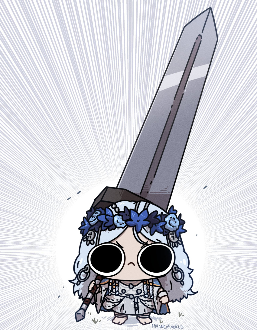 Safebooru - 1girl chibi dress elden ring elden ring nightreign highres ...