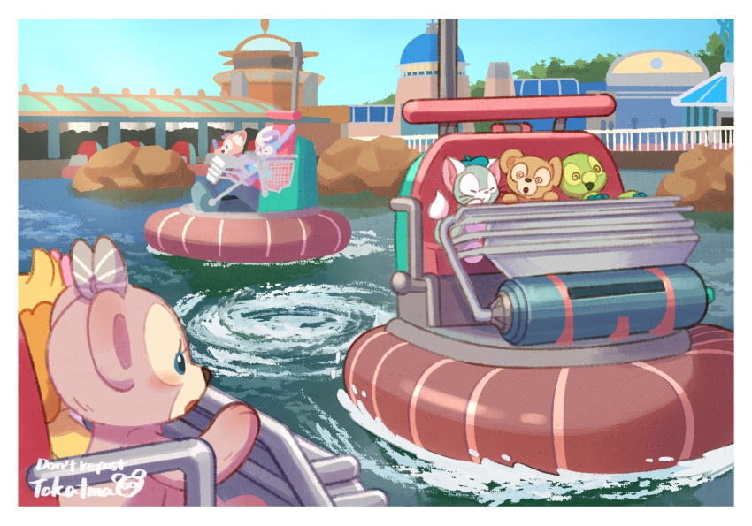 Safebooru - 3boys 4girls animal ears cookieann disneyland duffy and ...