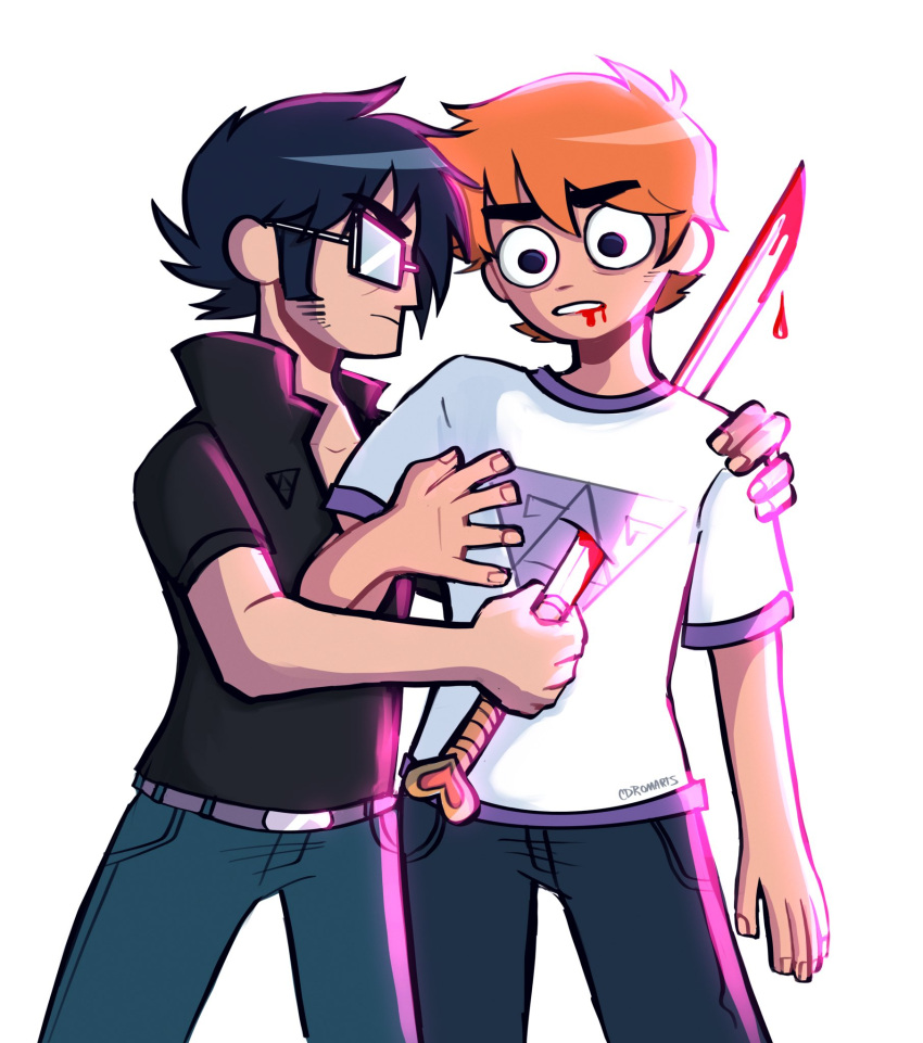 Safebooru - black hair cdromarts gideon graves glasses highres orange ...