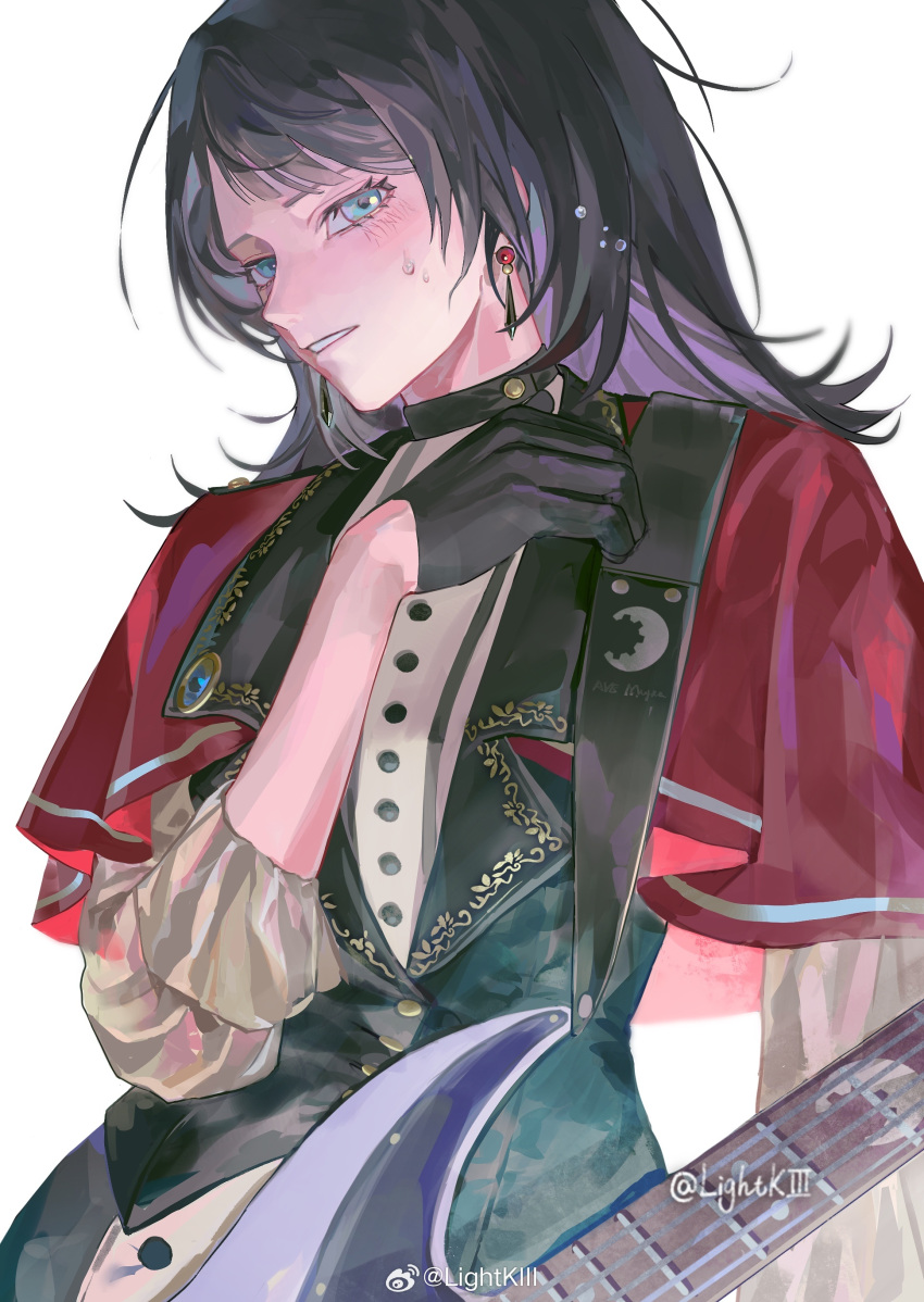 Safebooru - 1girl absurdres bang dream! bang dream! it's mygo!!!!! bass guitar black gloves ...