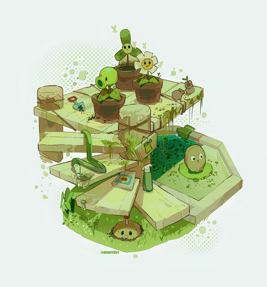 Safebooru - absurdres artist name black eyes blover (plants vs zombies ...