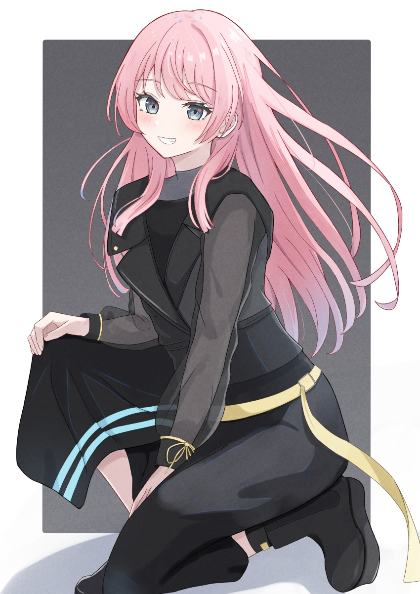 Safebooru - 1girl absurdres bang dream! bang dream! it's mygo!!!!! beniyomogi black boots black ...