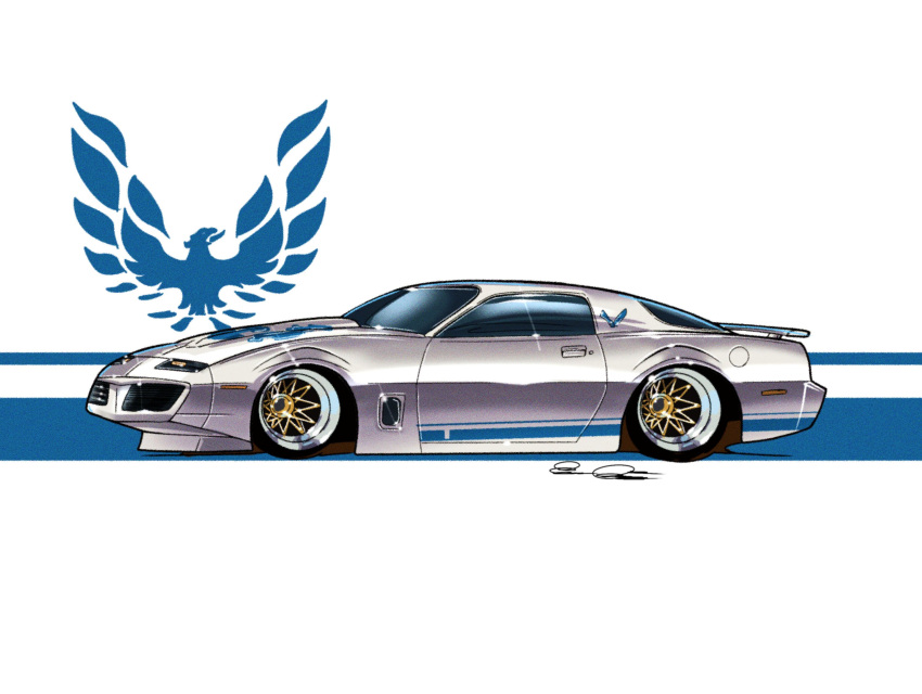 Safebooru - 94eliasdesign car english commentary from side glint grey ...
