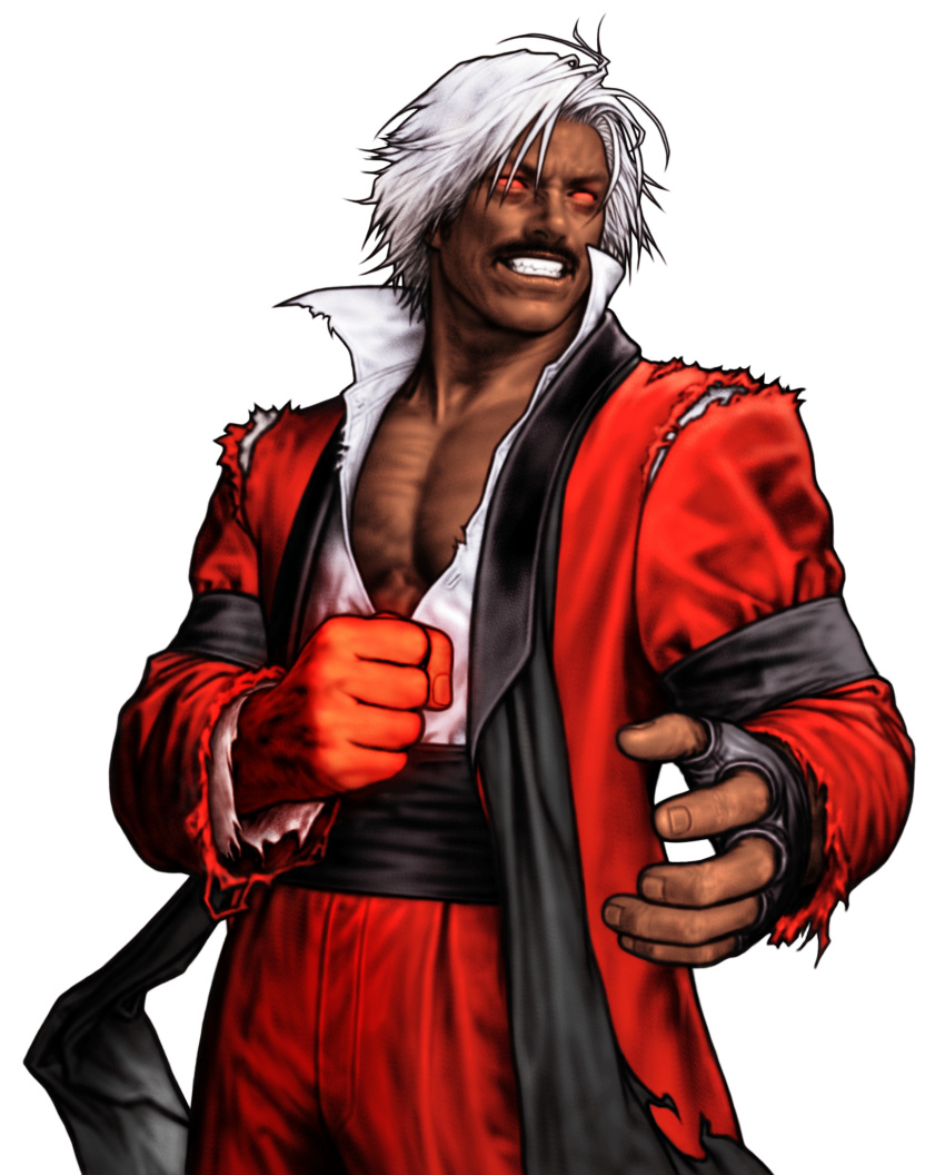 Safebooru - 1boy angry armband capcom vs snk 2 clenched hand clenched ...