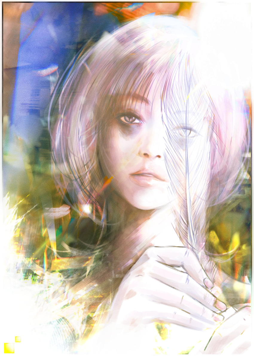 Safebooru 1girl Absurdres Bags Under Eyes Blonde Hair Choujin X Dress 5988