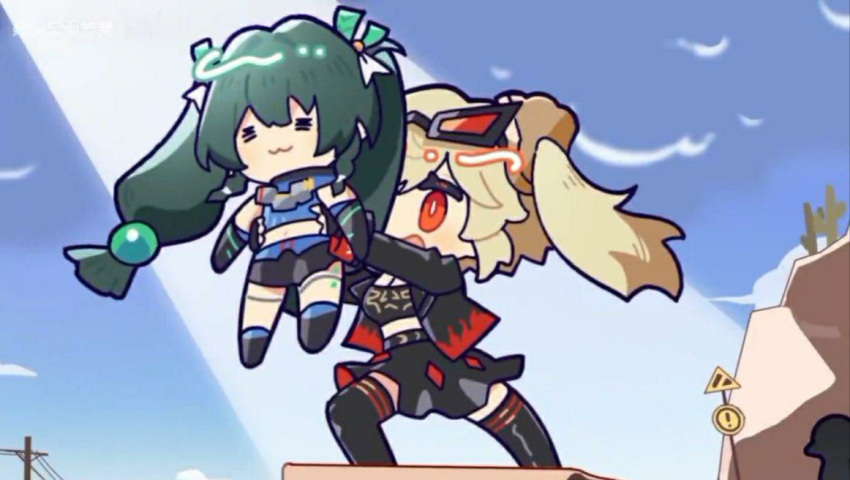 Safebooru - burnice white dark green hair frieren face long hair medium ...